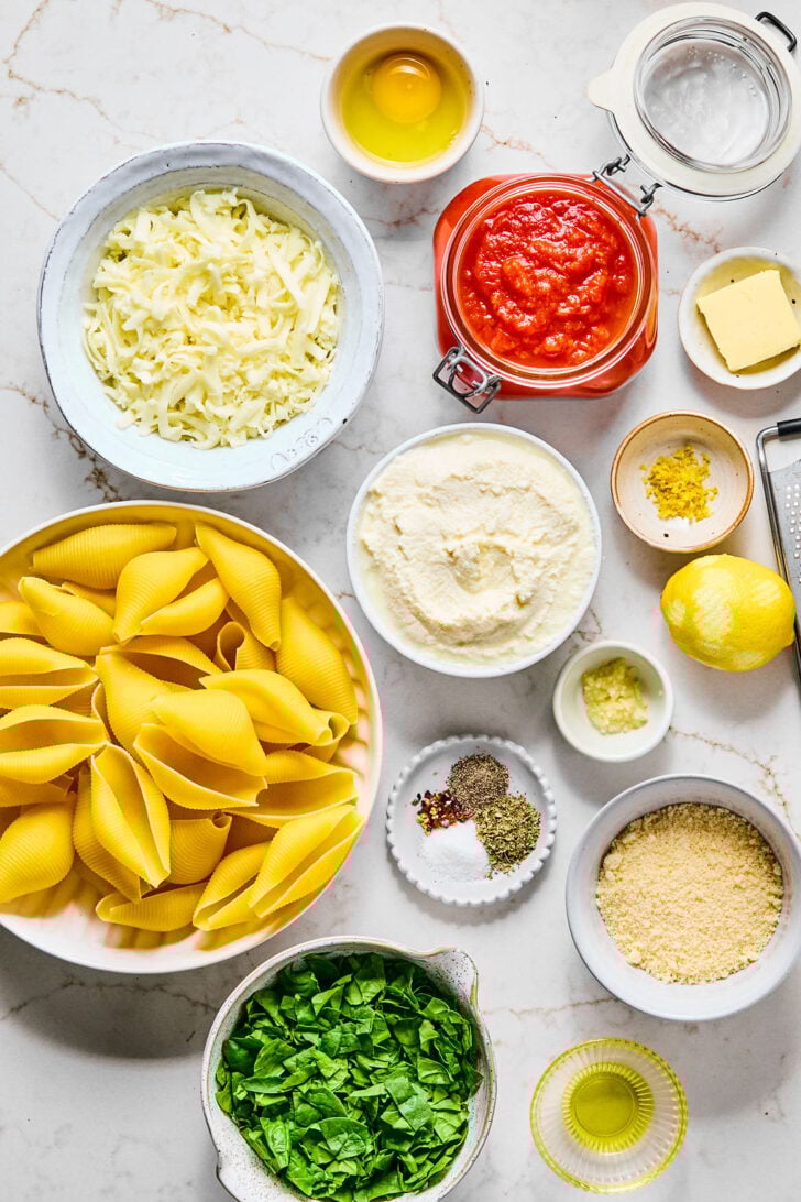 Classic Stuffed Shells (w/ Ricotta & Spinach) - Real Food Whole Life