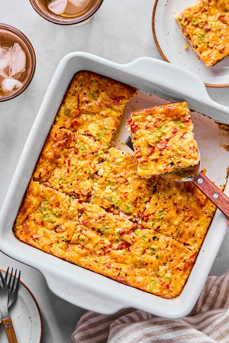 Cottage Cheese Egg Casserole (Dump-and-Bake!) - Real Food Whole Life