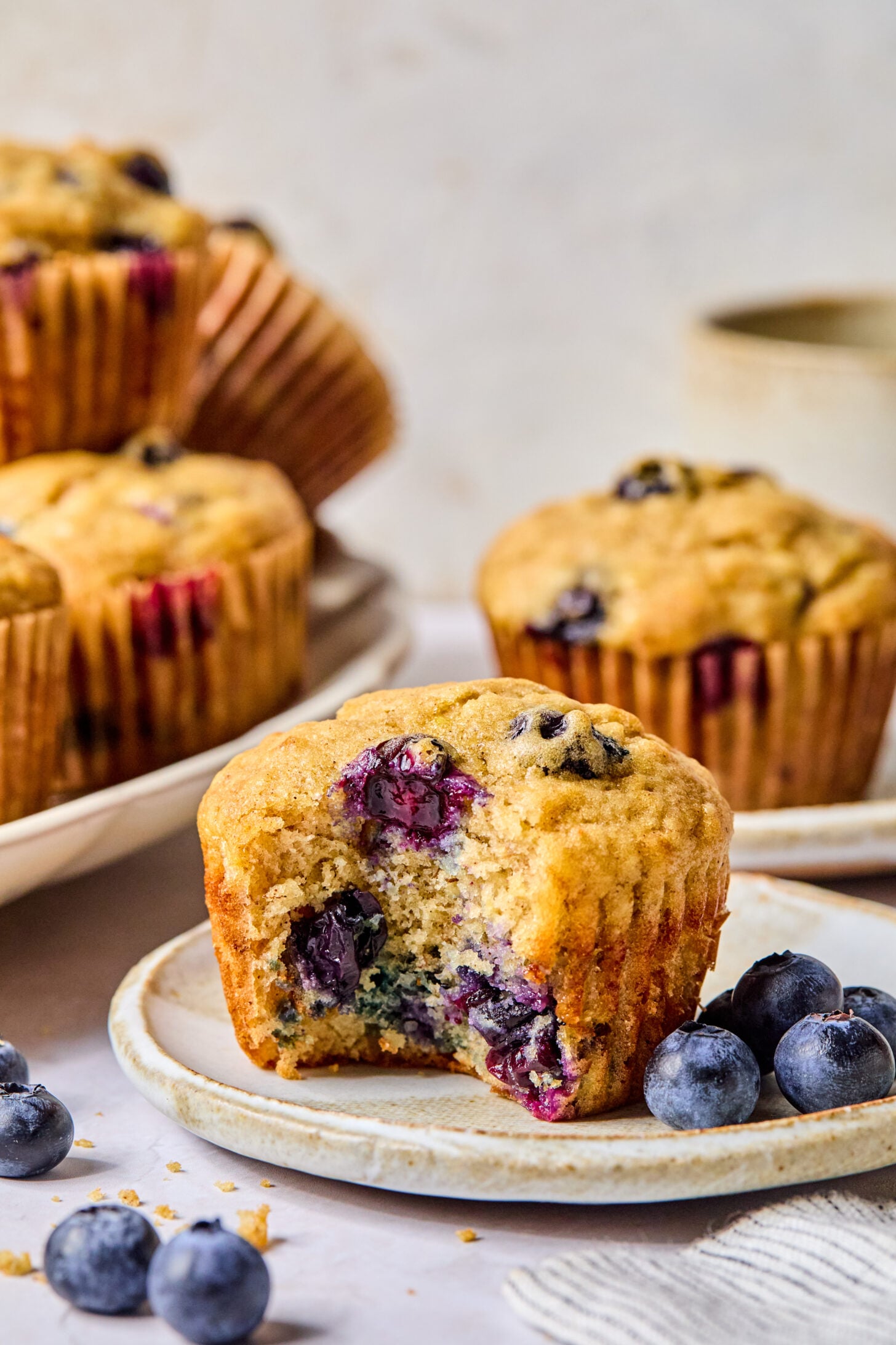 Blueberry Banana Muffins (One-Bowl) - Real Food Whole Life